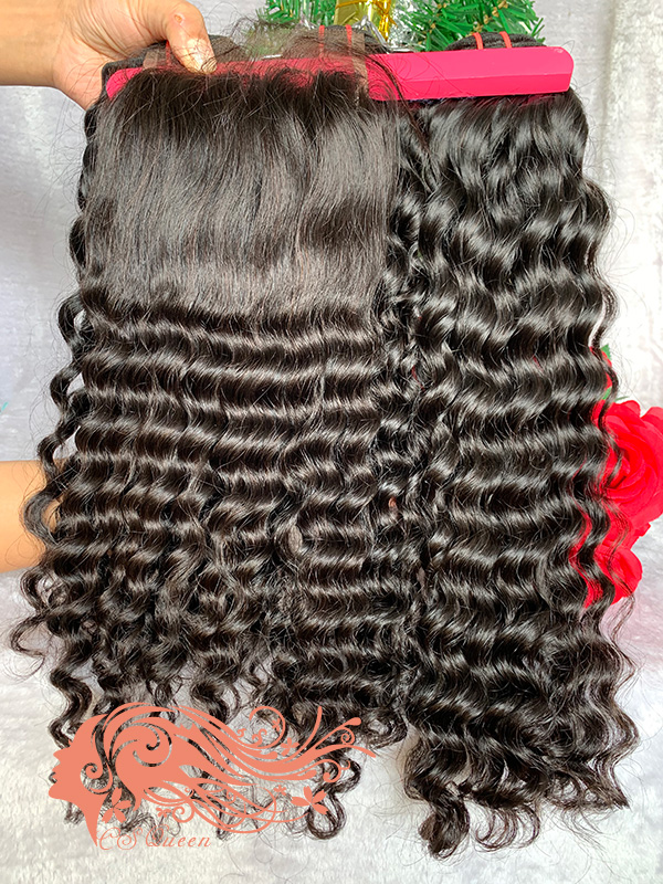 Csqueen Raw Bounce Curly 3 Bundles 100% Human Hair Unprocessed Hair ...